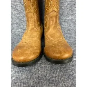 Old West | Shoes | Old West 329 Brown Childrens Kids Cowboy Cowgirl ...